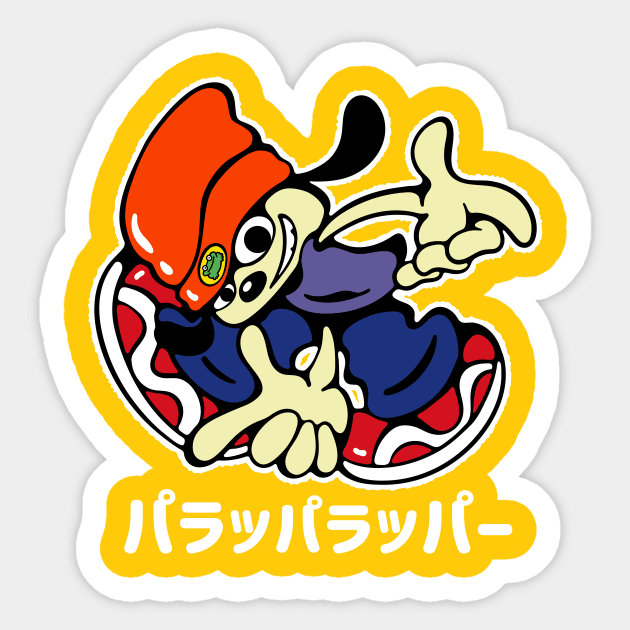 PaRappAdventure v2 - Parappa - Sticker | TeePublic