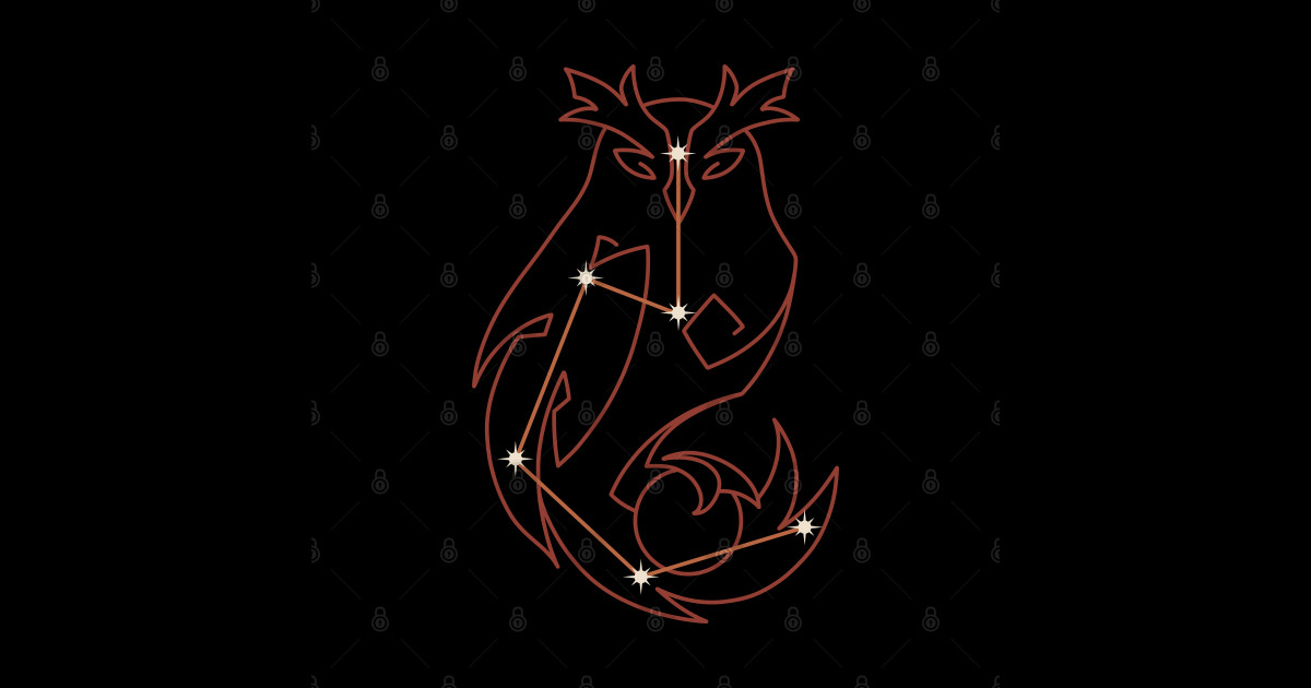 Diluc Constellation - Diluc - Sticker | TeePublic