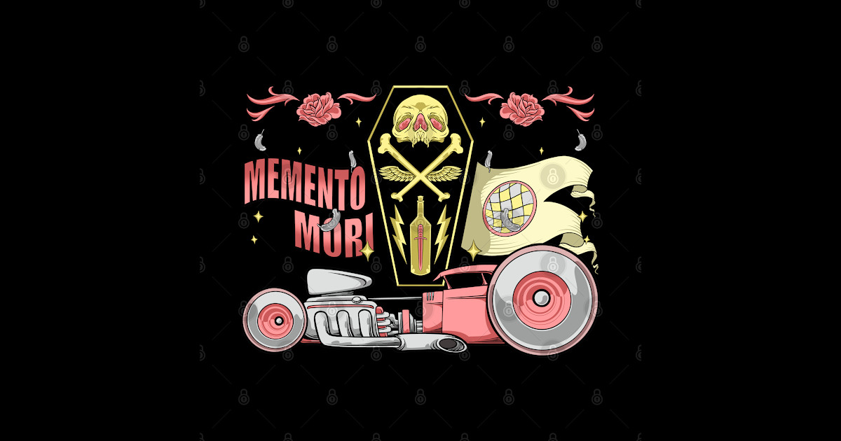 MOMENTO MORI - Skull - Sticker | TeePublic