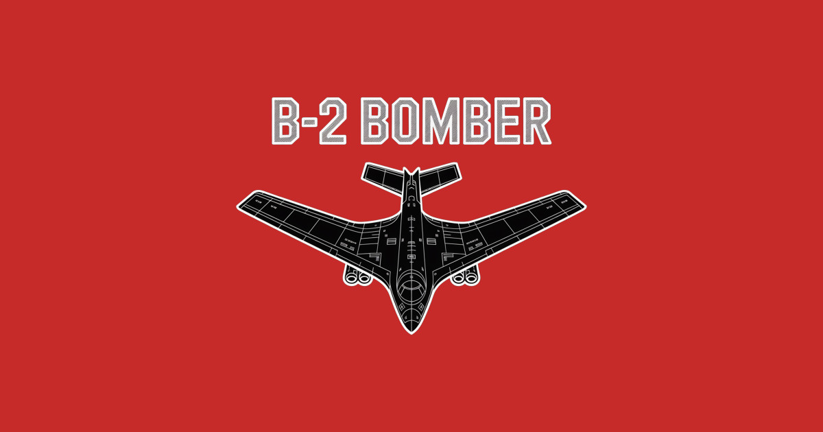 B-2 Bomber Aircraft Schematic Military Stealth Bomber B2 - Bomber ...