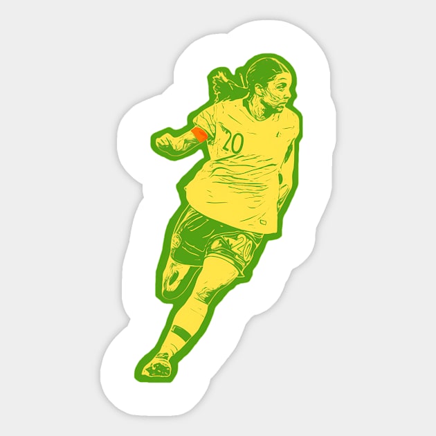 Sam Kerr Matildas - Australia Matildas - Sticker | TeePublic