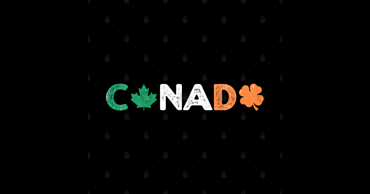 Irish-Canadian-Shamrock-Canadian-Flag-St.-Patrick’s-Day - Irish ...