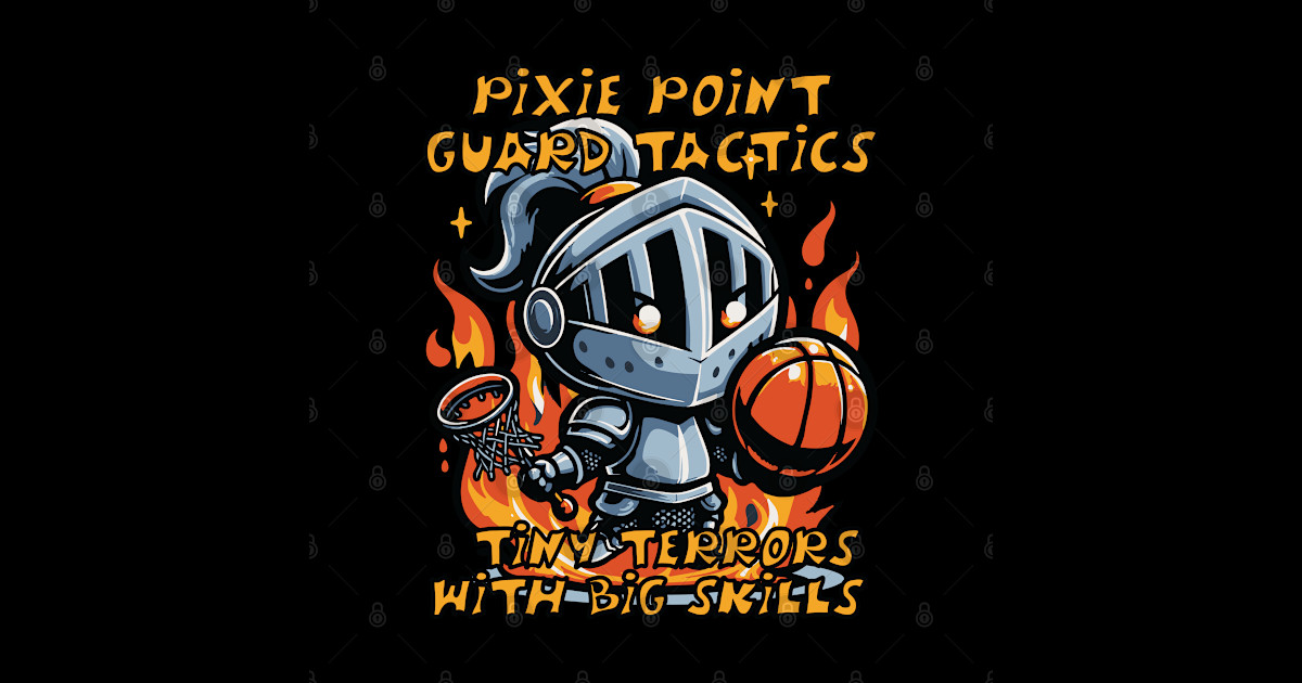 Pixie Point Guard Tactics - Basketball - Sticker | TeePublic