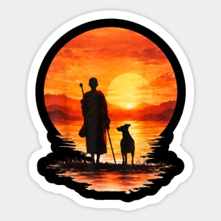 Walk For Peace Monks With Dog Merch for Sale | TeePublic