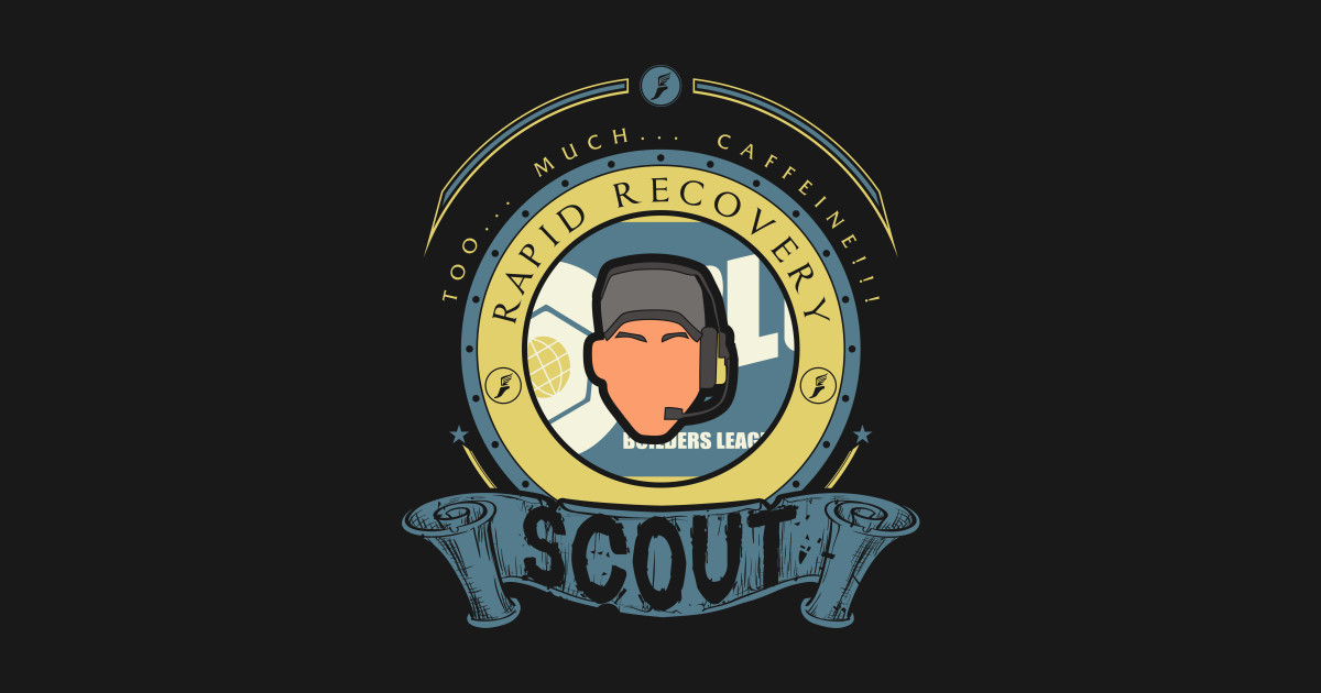 Scout - Blue Team - Team Fortress - T-Shirt | TeePublic