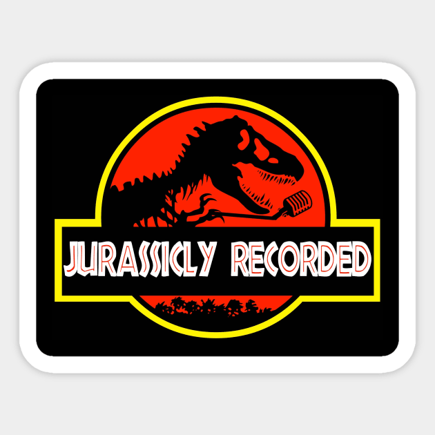 Previously Recorded Jurassic Park Rewatch logo - Podcast - Sticker ...