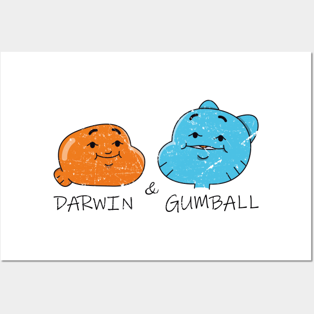 Gumball and Darwin funny faces - Amazing World Of Gumball - Posters and ...