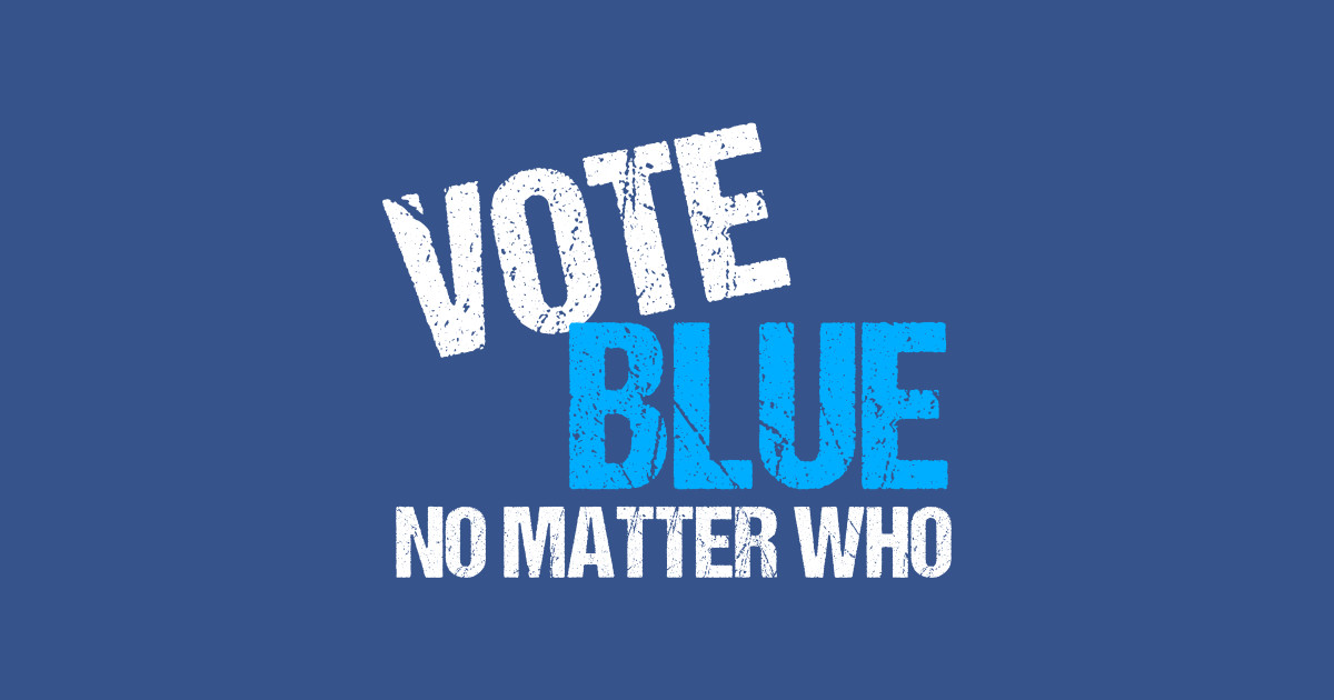 Vote Blue Midterm Election Democrat - Vote Blue - T-Shirt | TeePublic