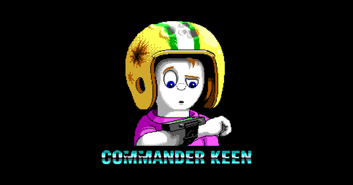 Commander Keen - Keen - Sticker | TeePublic