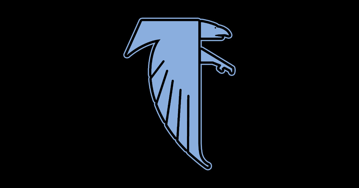 Fermi Falcons Blue Logo - Fermi Falcons Logo - Sticker | TeePublic