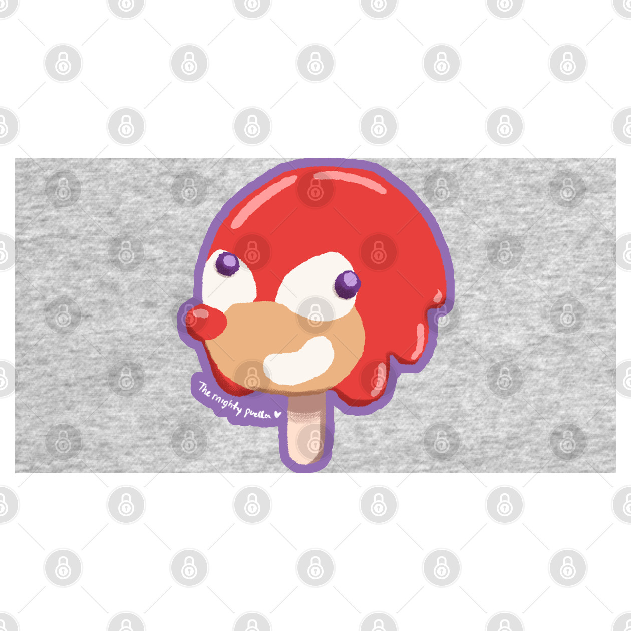 Knuckles ugly ice cream popsicle - Knuckles The Echidna - T-Shirt ...