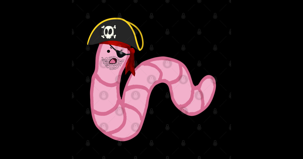 worm (pirate) - Worm - Sticker | TeePublic