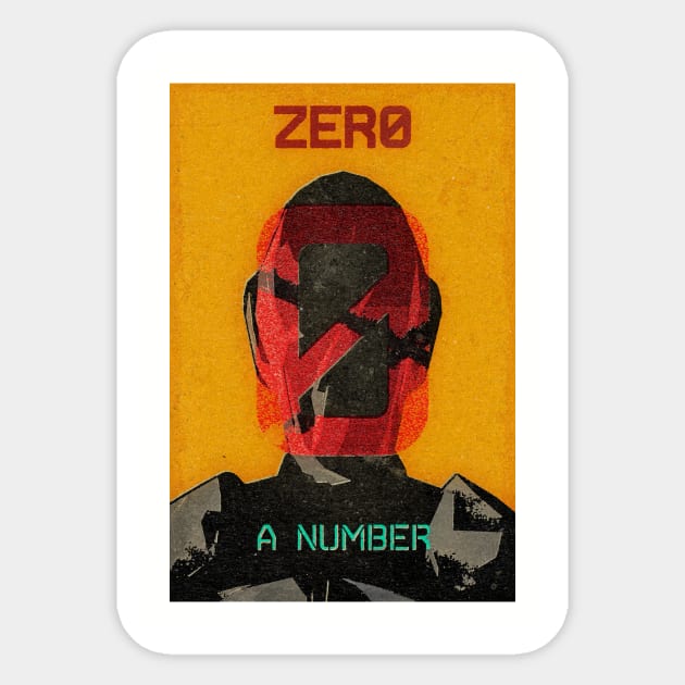 Zer0 Vintage Borderlands Graphic - Borderlands - Sticker | TeePublic