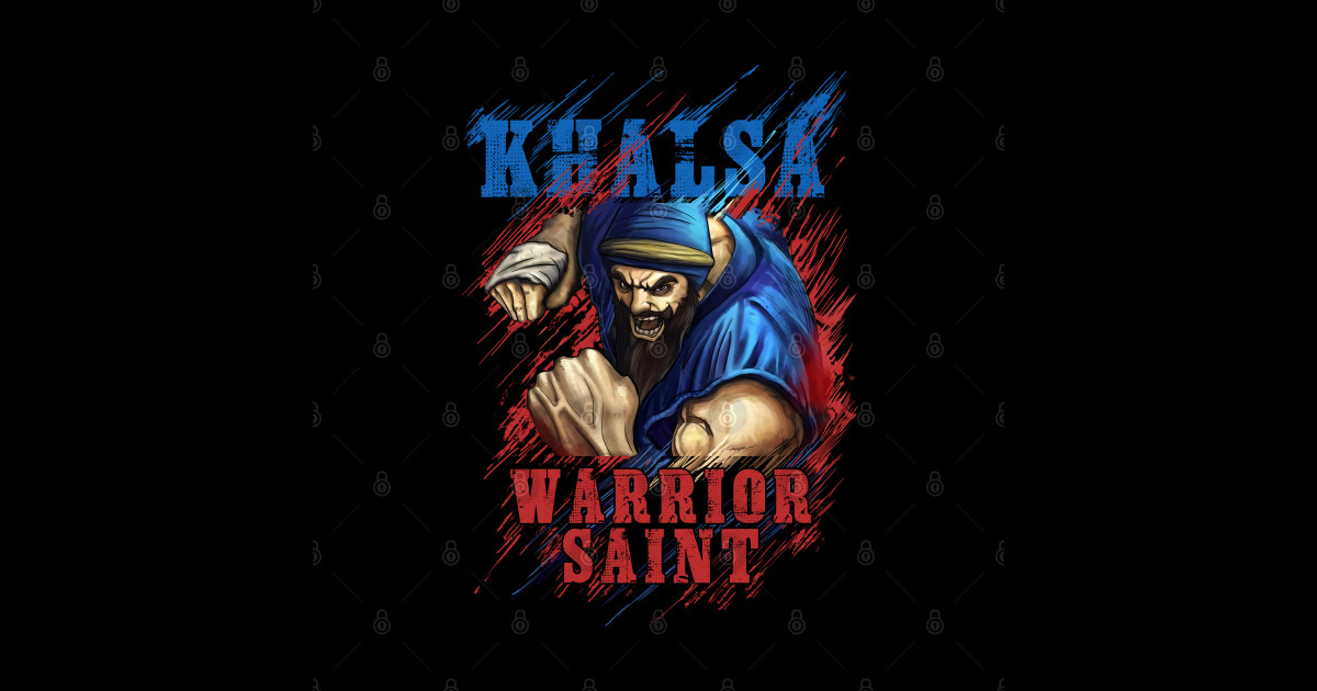Khalsa Saint warrior - Khalsa - Sticker | TeePublic