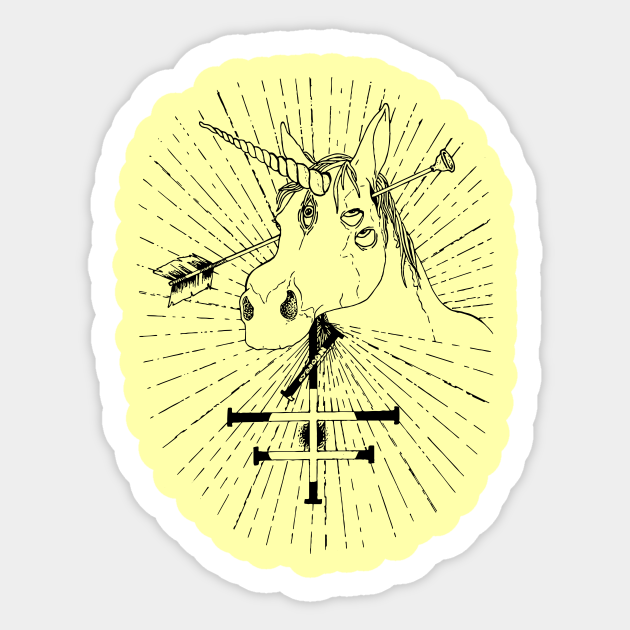 Loonycorn - Unicorn - Sticker | TeePublic