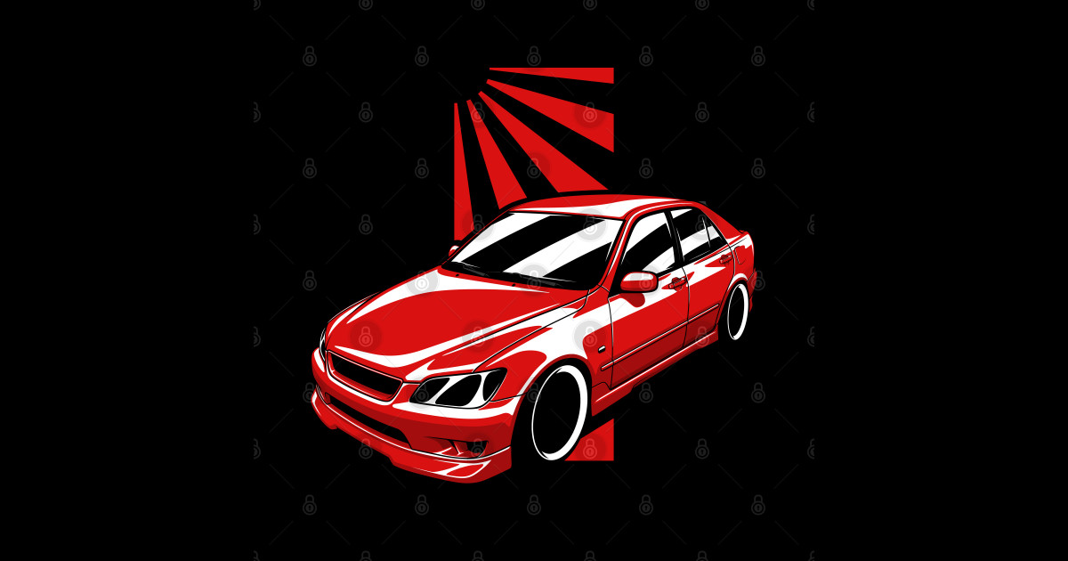 Red IS200 IS300 Altezza JDM - Altezza - Sticker | TeePublic