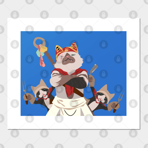 Monster Hunter World: Meowscular Chef - Monster Hunter - Posters and ...
