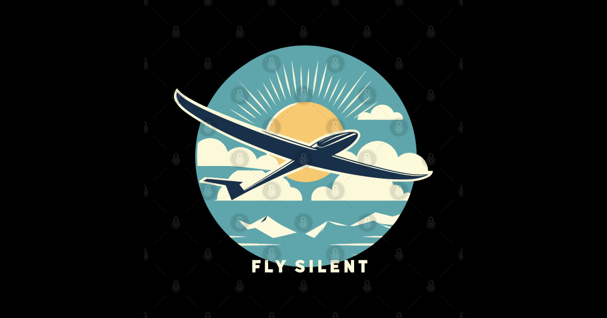 Glider Enthusiast Glider Plane Pilot Sailplane aerial floating soaring ...