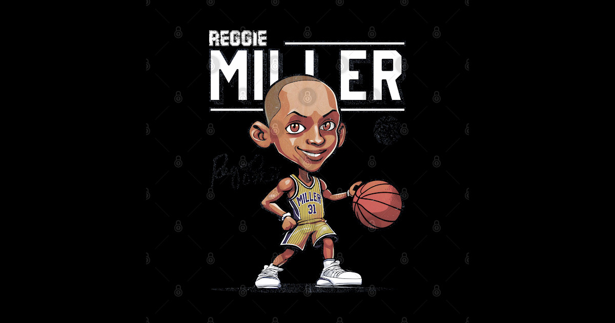 Reggie Miller - Exclusive Character - Reggie Miller - Posters and Art ...