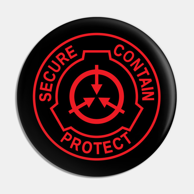 SCP patch - red - Scp Foundation - Pin | TeePublic