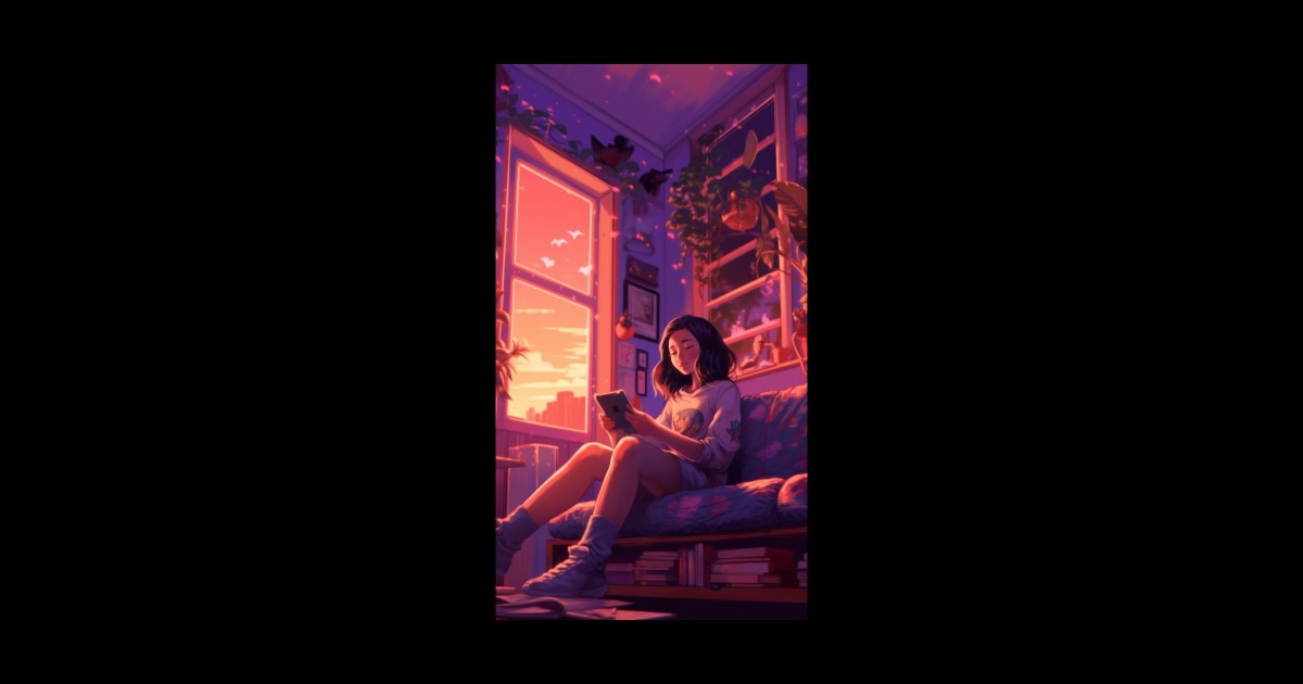 Lofi Girls Dreamscapes - Lofi - Sticker | TeePublic