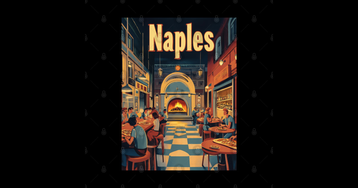 Dine in a lively Naples pizzeria, where guests savor traditional dishes ...