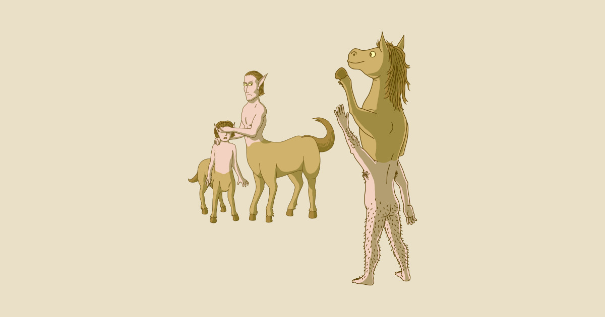Nobody Likes Reverse Centaur - Cartoon - T-Shirt | TeePublic