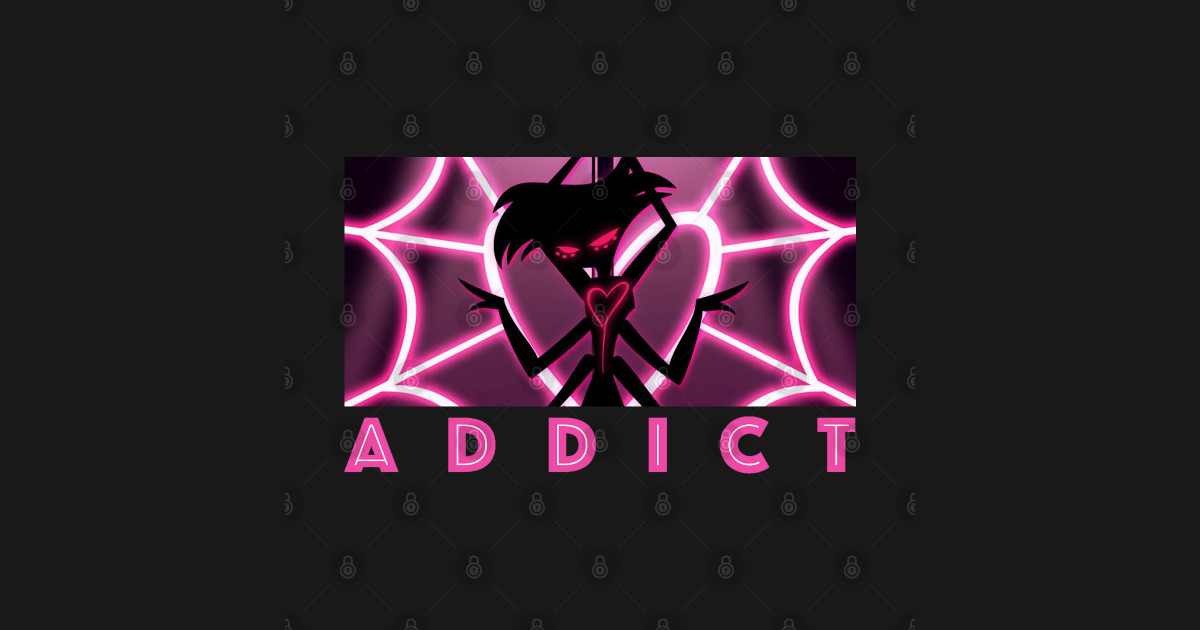 Angel Dust Addict - Hazbin Hotel - Posters and Art Prints | TeePublic