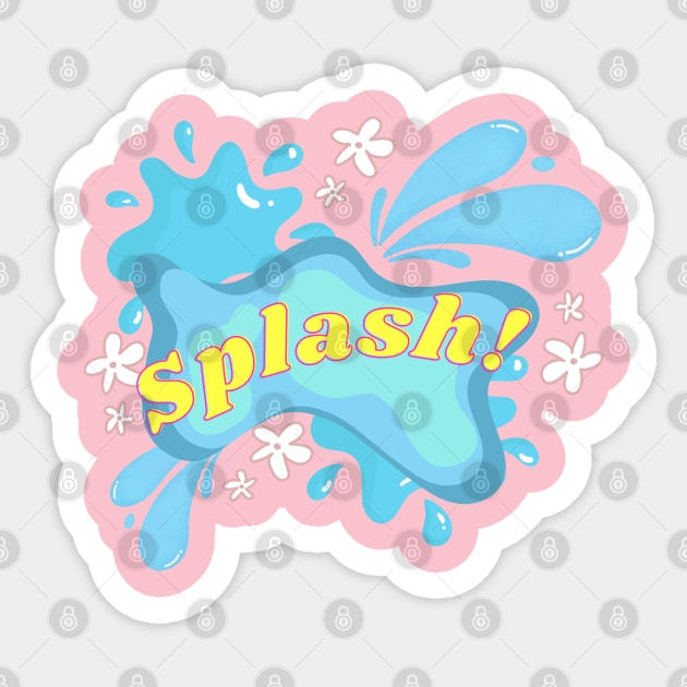 Summer Splash - Vacation Design - Splash - Sticker | TeePublic