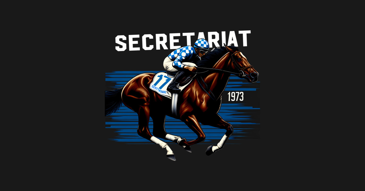Secretariat 1973 Horse Racing - Horse Racing - T-Shirt | TeePublic