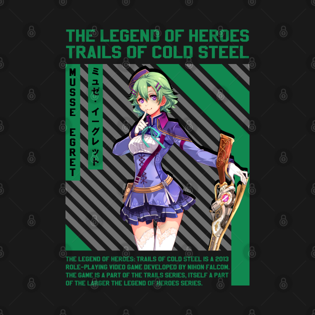 MUSSE EGRET - Trails Of Cold Steel - Trails Of Cold Steel - T-Shirt ...