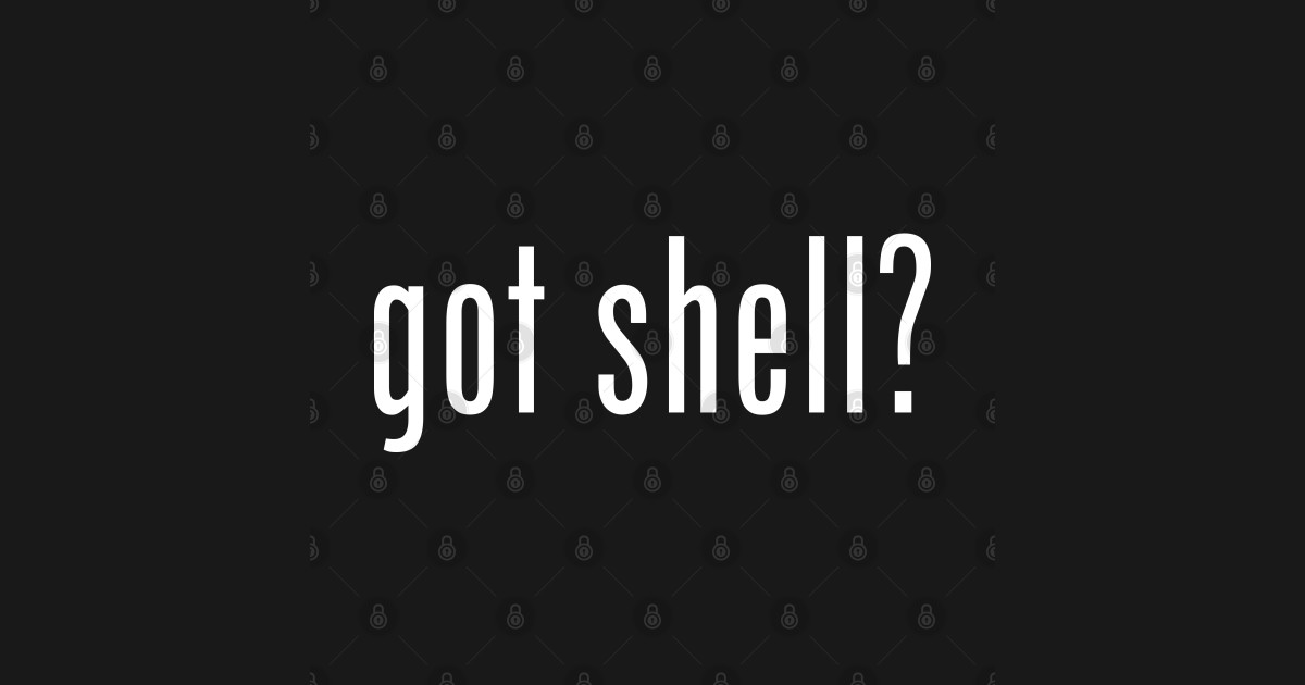 got shell? 90s throwback inspired simple & elegant graphic - Computer ...