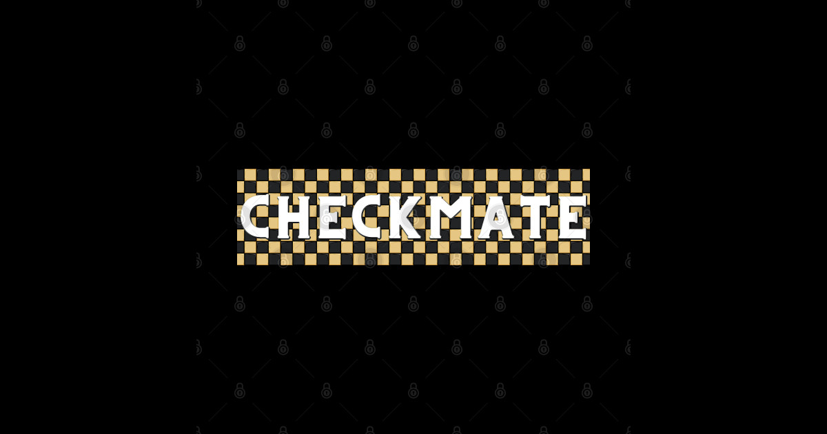 Checkmate D4 D5 C4 Grandmaster Chess Lovers Gift - Chess - Sticker ...