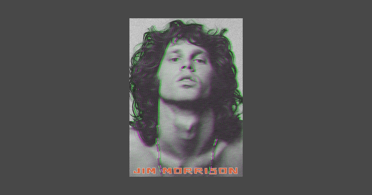jim morrison - shadows style - Jim Morrison - T-Shirt | TeePublic