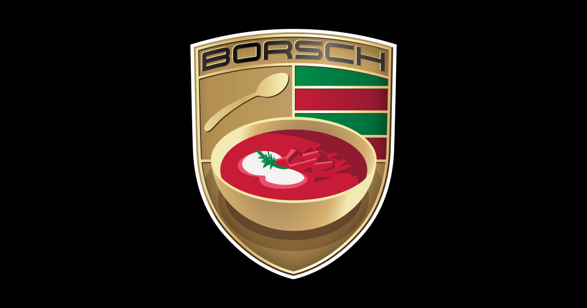 Borscht shield - Borscht - Sticker | TeePublic