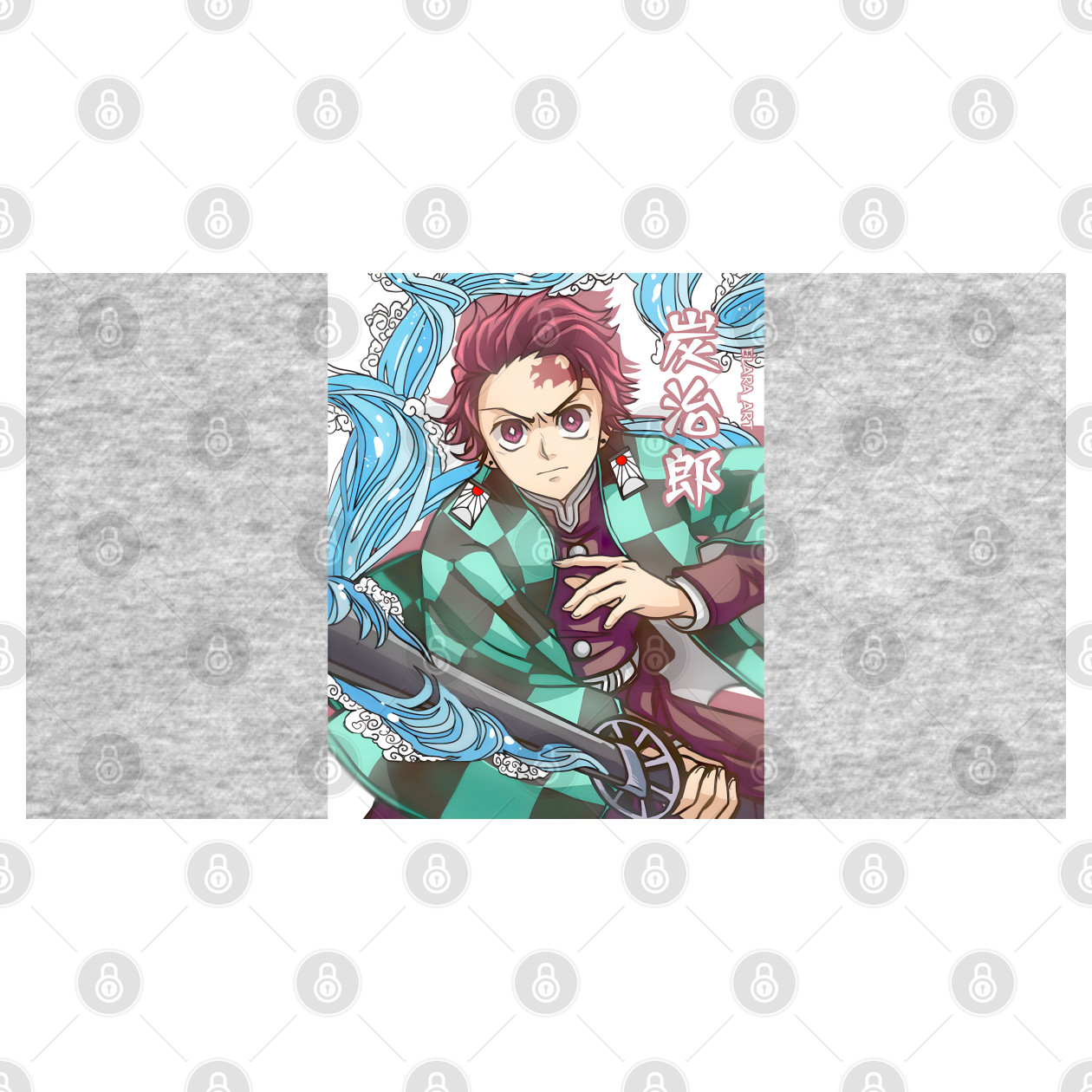 Tanjiro Water Breathing Style Anime Character Art|PERFECT GIFT FOR YOU ...