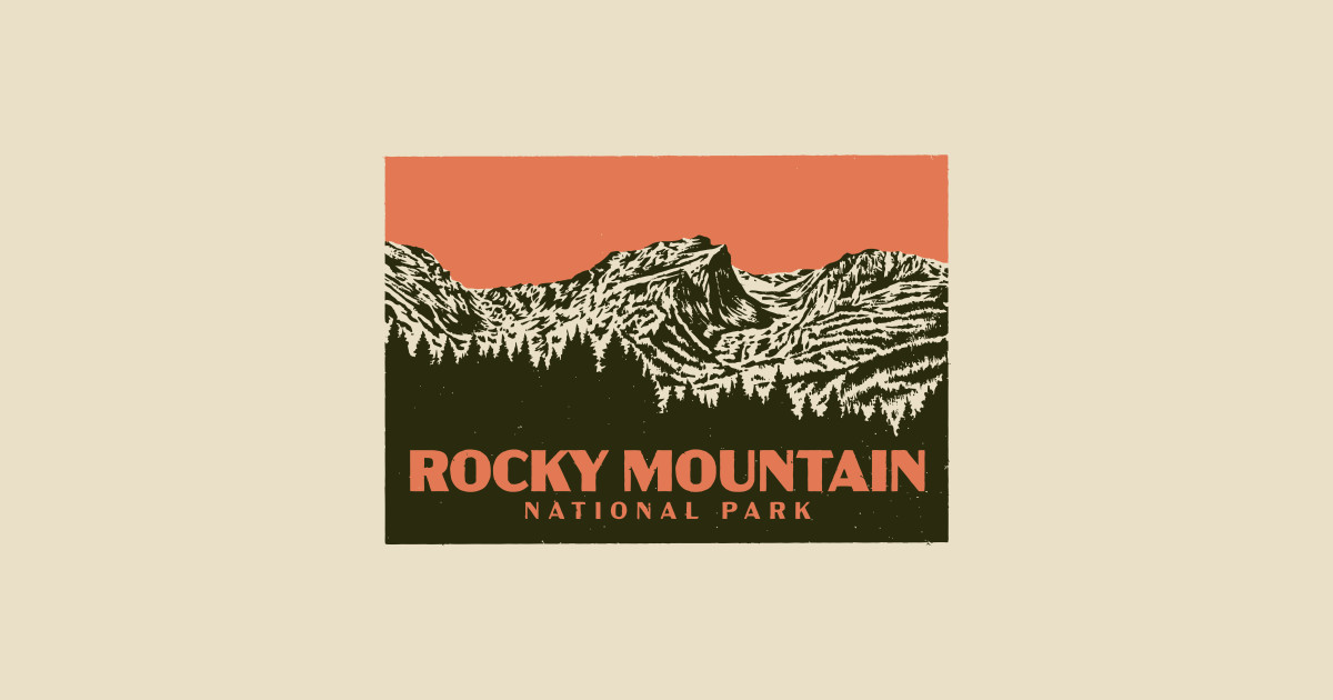 Rocky Mountain National Park - Rocky Mountain National Park - T-Shirt ...