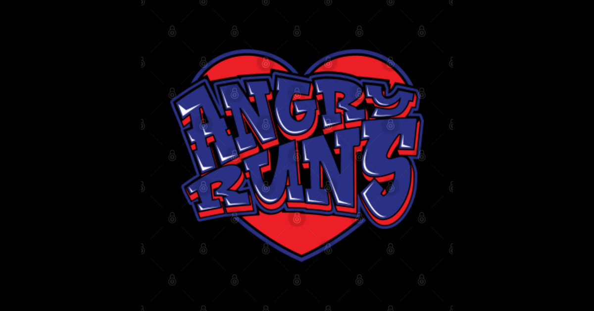 Angry Runs v4 - Angry Runs - Sticker | TeePublic