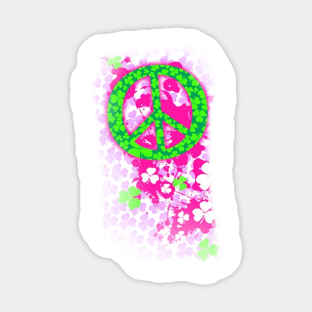 IRISH PEACE SIGN - Irish - Sticker | TeePublic