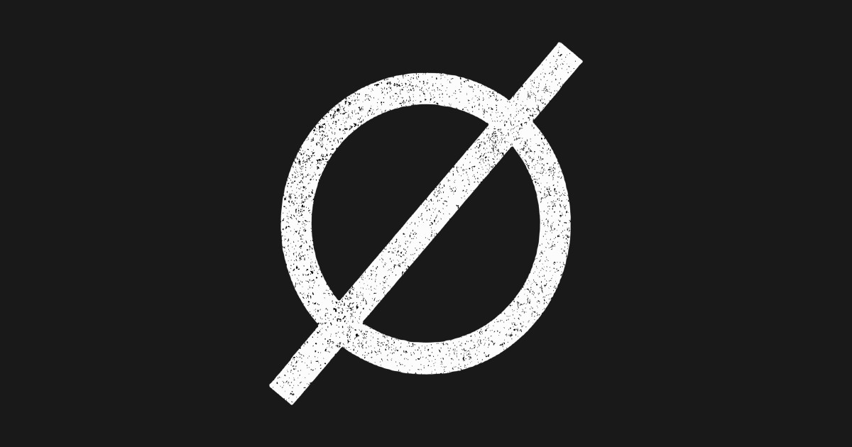 EMPTY SET SYMBOL - Math Symbol - T-Shirt | TeePublic