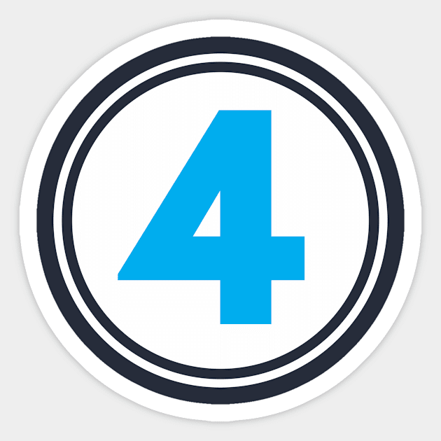 Fantastic Four Emblem - Fantastic Four - Sticker | TeePublic
