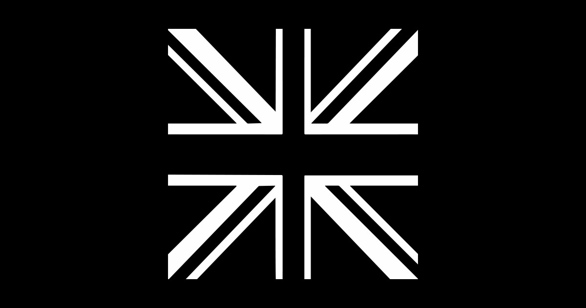 Newcastle United Black & White Union Jack Flag - Newcastle - Sticker ...