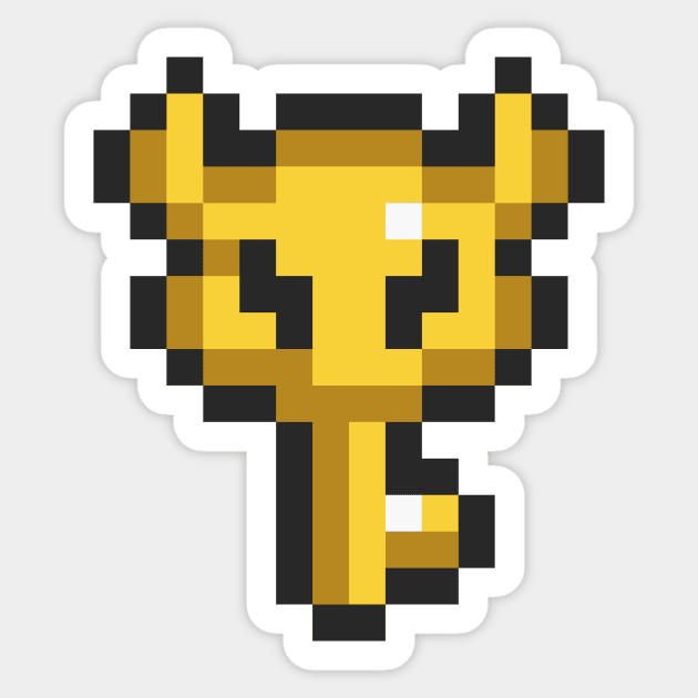 Big Key Sprite - Zelda - Sticker | TeePublic