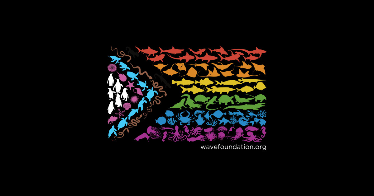 WAVE Pride - Wave Foundation - Sticker | TeePublic