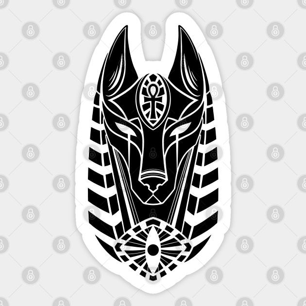 Anubis - Anubis Egyptian God - Sticker | TeePublic