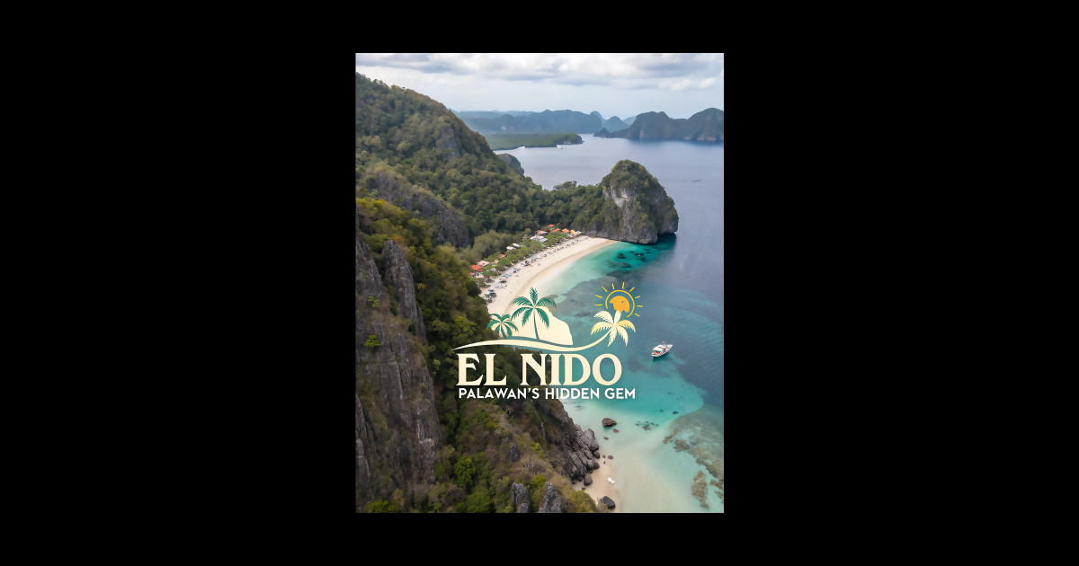 El Nido: Palawan's hidden gem - Palawan Island Philippines - Sticker | TeePublic