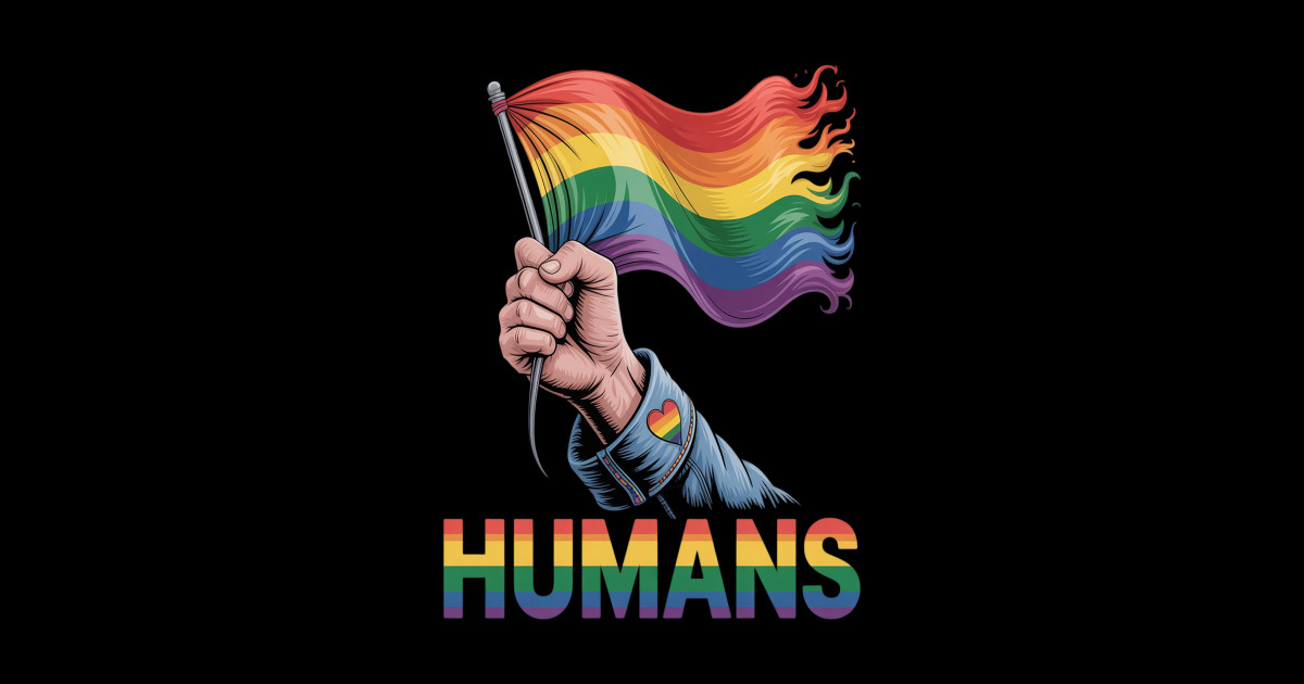 Pride Flag LGBTQ Humans Lesbian Gay Bisexual Transgender - Pride Flag ...