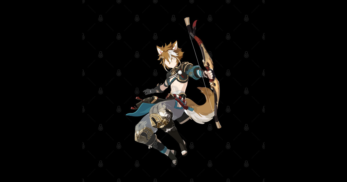 Genshin Impact Gorou - Genshin Impact - Sticker | TeePublic