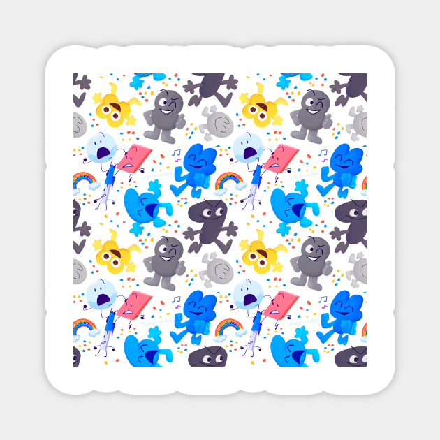 Bfdi Pattern - Bfb - Magnet | TeePublic