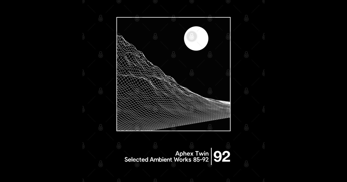 Selected Ambient Works / Minimalist Style Graphic Design - Aphex Twin ...